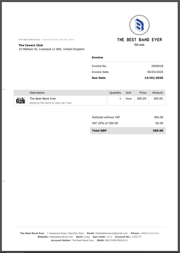 How Invoicing Software Can Help Musicians Debitoor