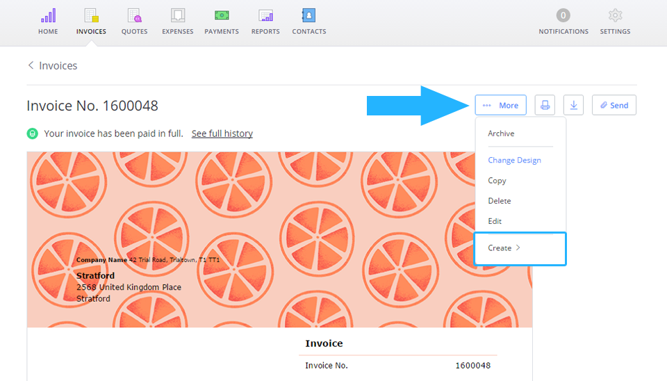 How to create a credit note | Debitoor Tutorials
